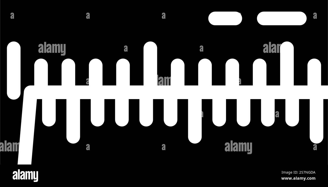 vernier gauge tool work glyph icon vector. vernier gauge tool work sign ...