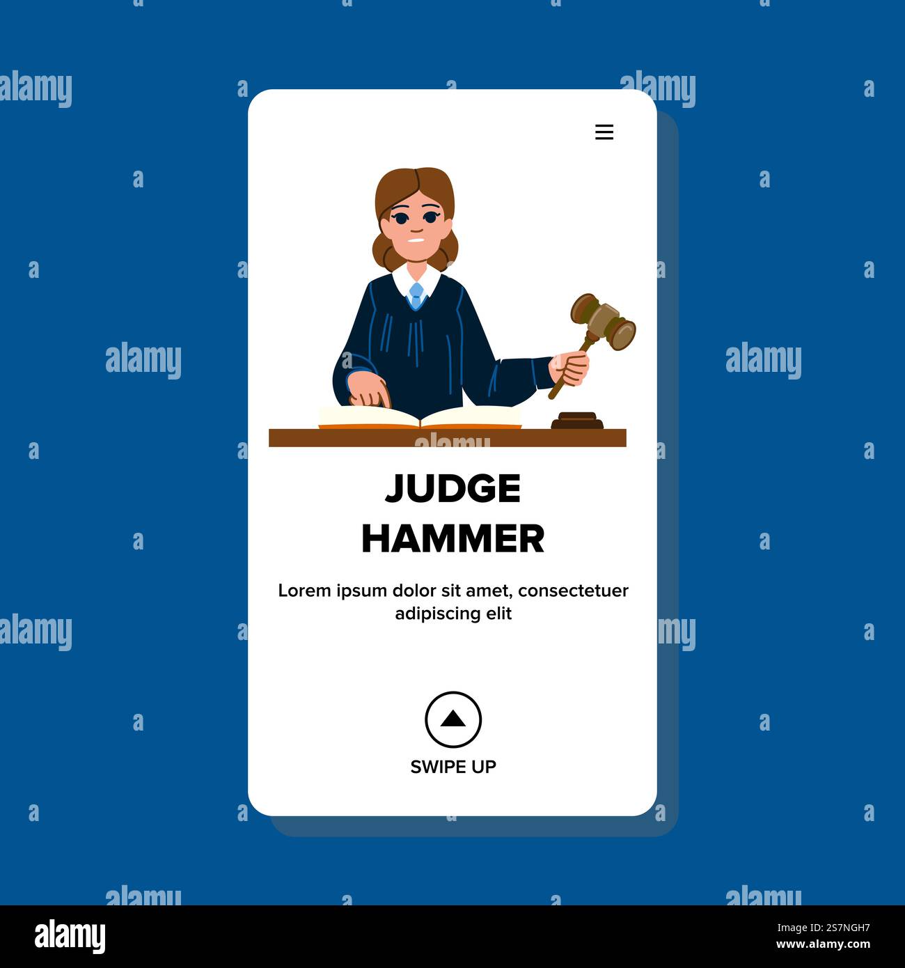verdict judge hammer vector. gavel court, justice punishment, symbol ...