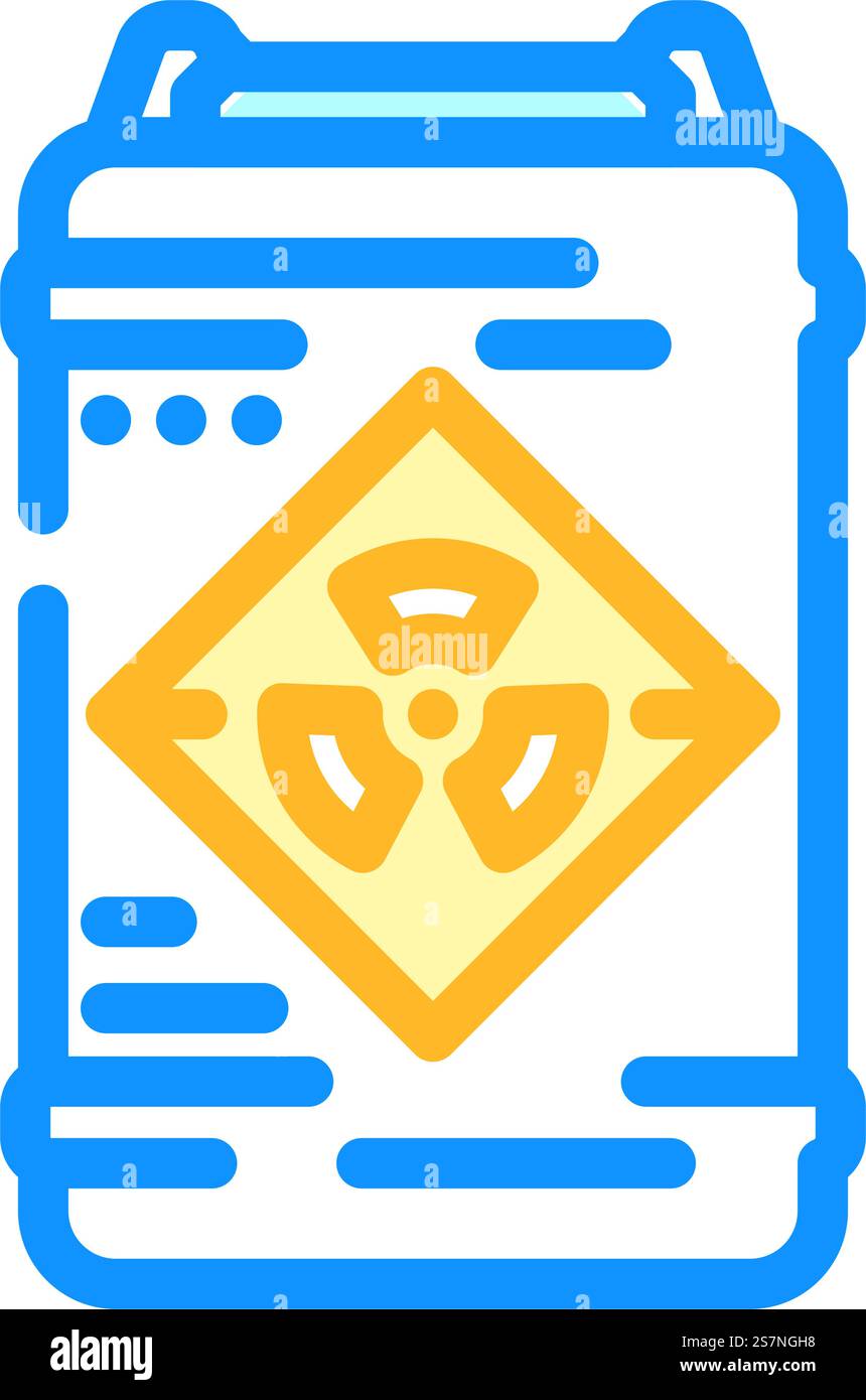 hazardous materials tool work color icon vector. hazardous materials ...