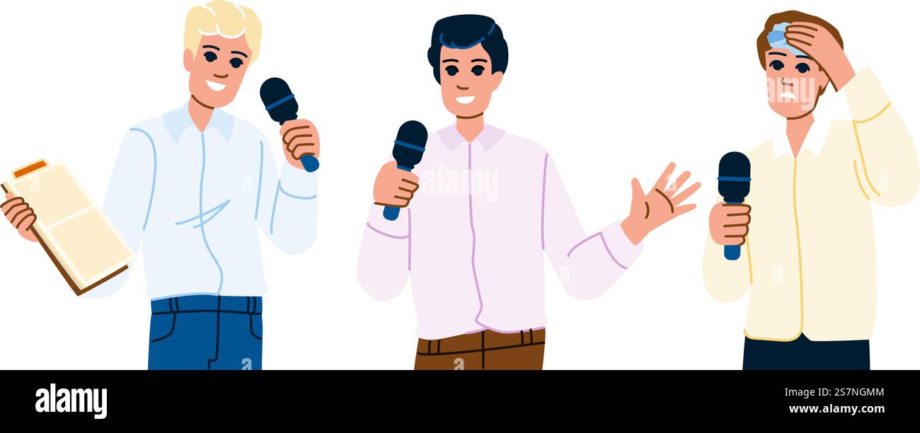 speech public speaking man vector. audience conference, microphone ...