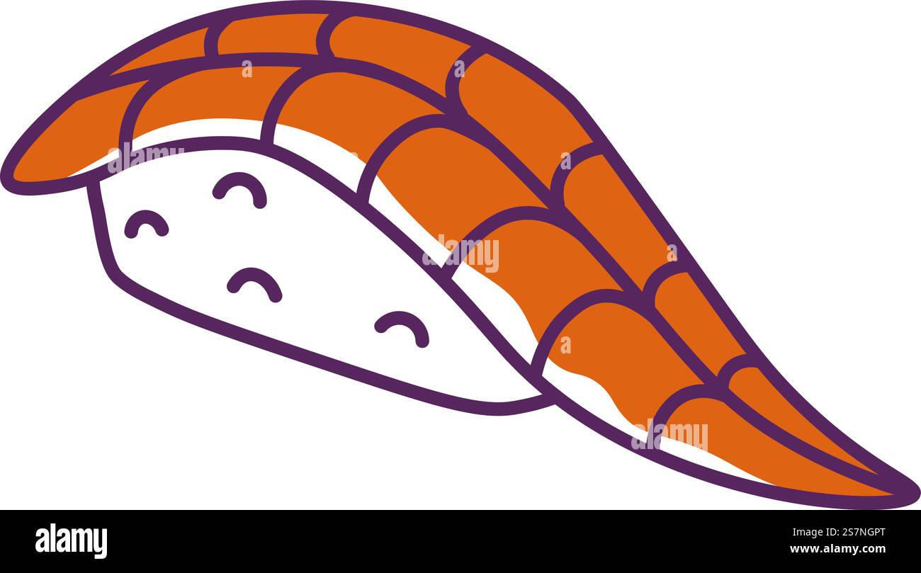 Hamachi nigiri sushi Cut Out Stock Images & Pictures - Alamy