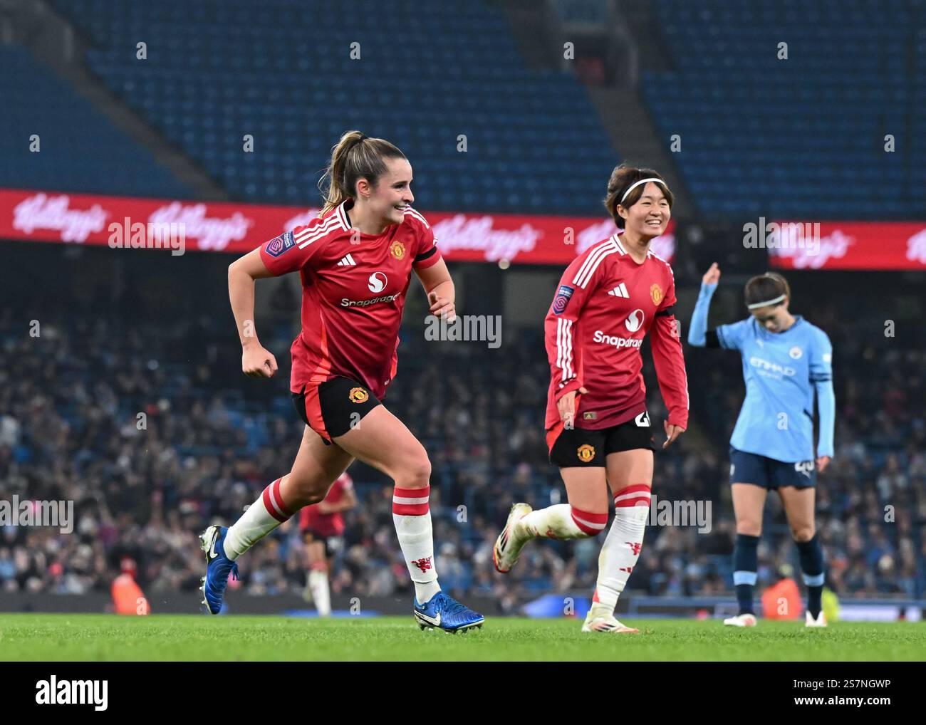 Manchester, UK. 19th Jan, 2025. Ella Toone of Manchester United Women ...