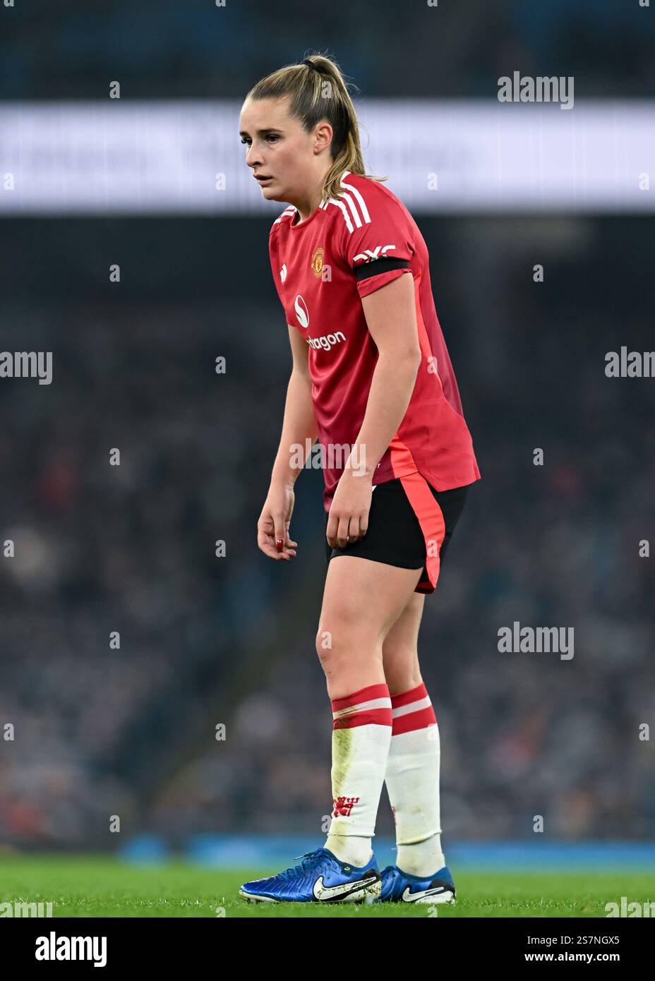 Manchester, UK. 19th Jan, 2025. Ella Toone of Manchester United Women ...