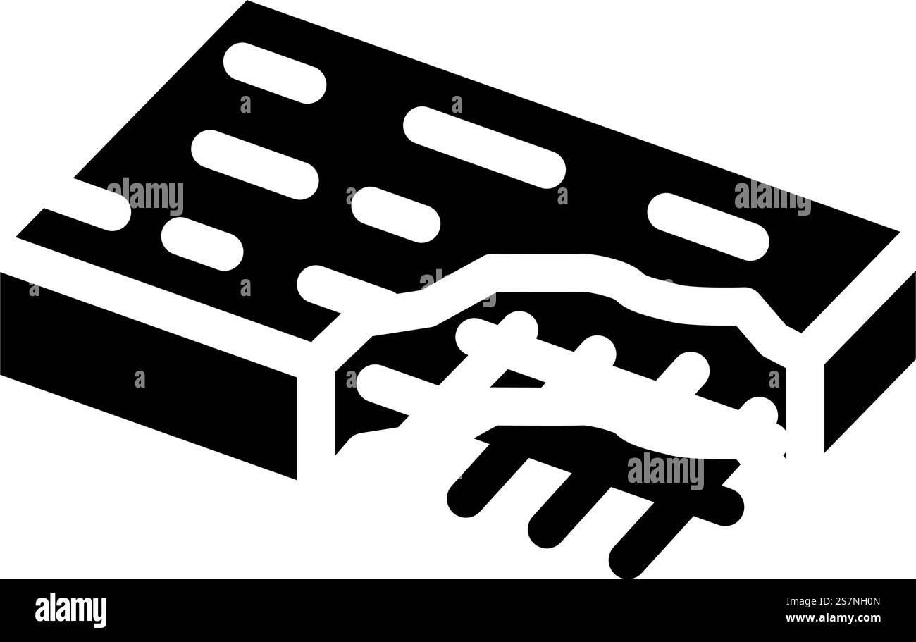 concrete slab civil engineer glyph icon vector. concrete slab civil ...