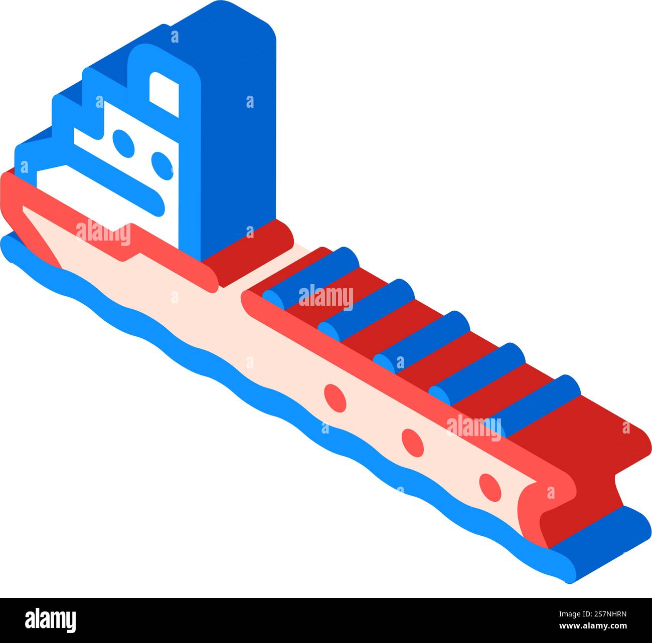 oil tanker ship petroleum engineer isometric icon vector. oil tanker ...
