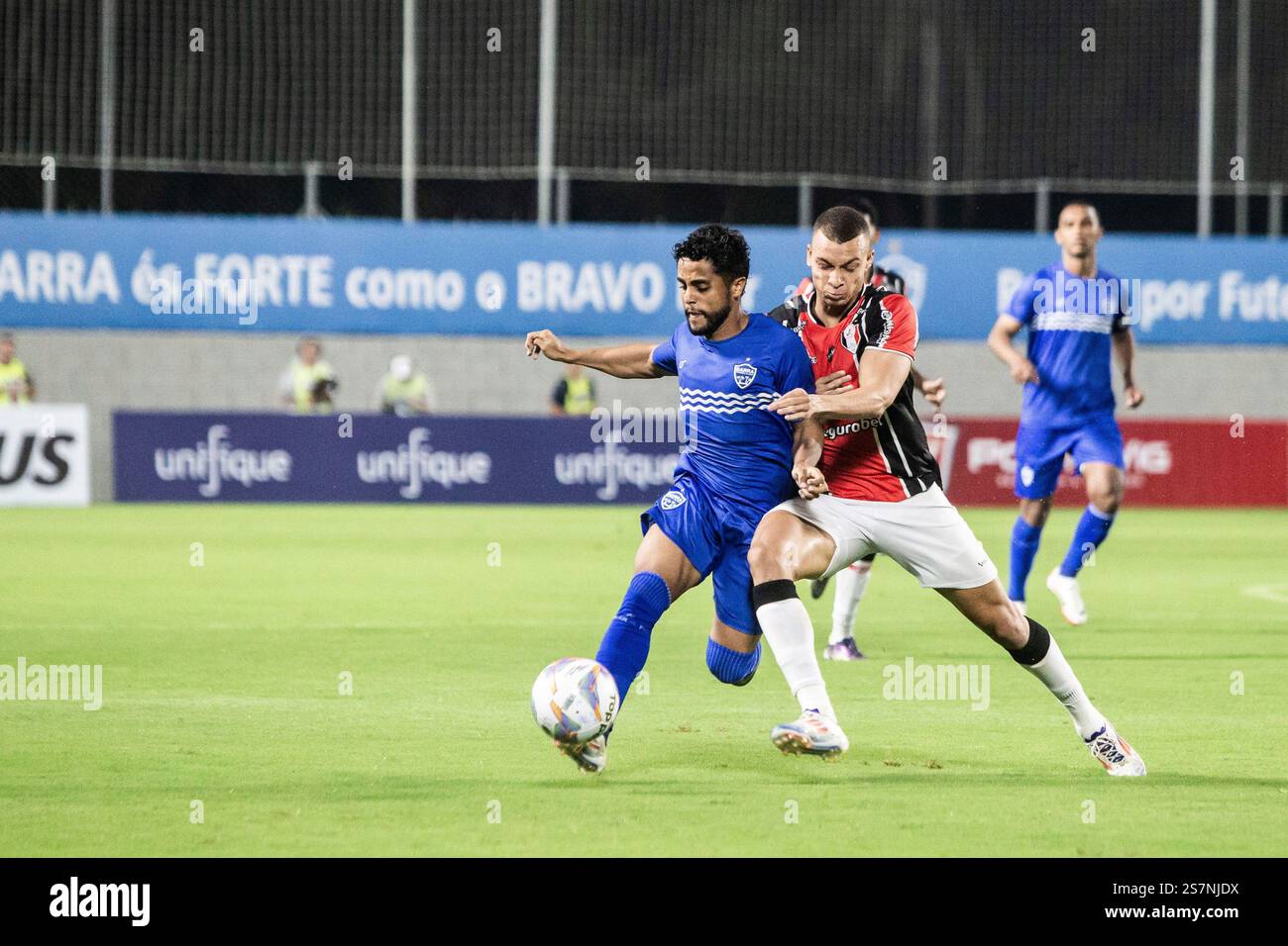 NONE-- - 01/19/2025 - CATARINENSE 2025, BARRA x JOINVILLE - Elvinho player of Barra during the ...