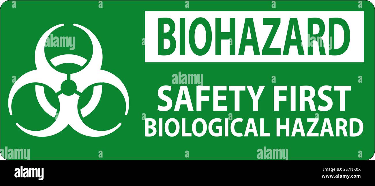 Biohazard Sign Biohazard Caution Biological Hazard Stock Vector Image ...