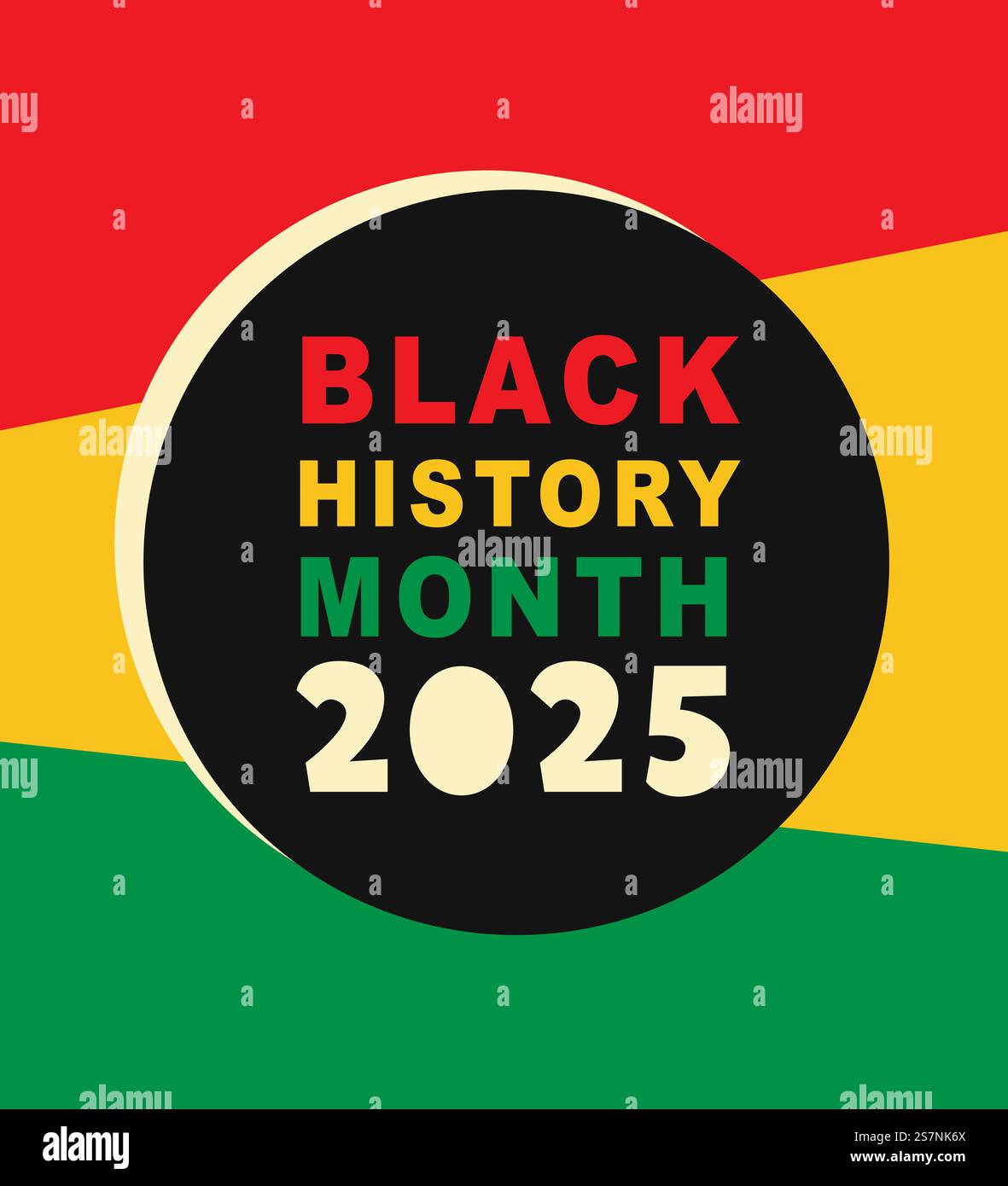 Black History Month 2025 African American Banner Stock Vector Image ...