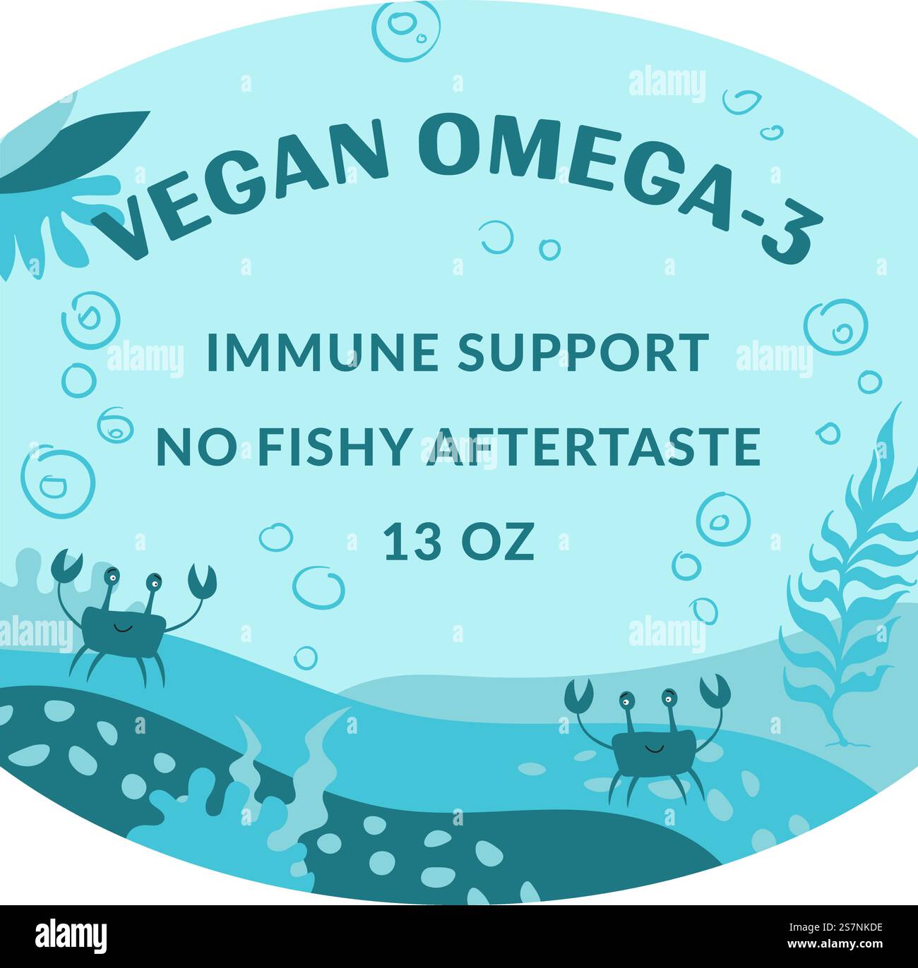 Vegan omega 3 vitamin complex for vegetarians, immune support with no ...