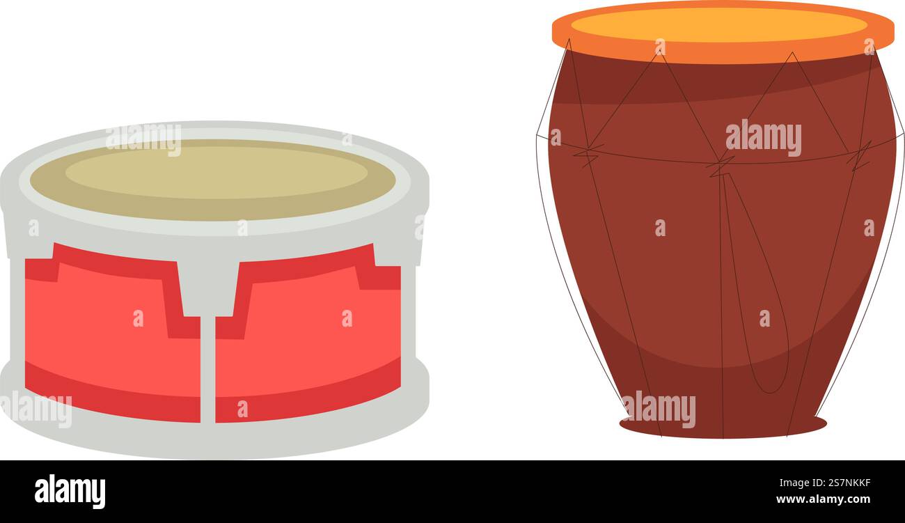 Drums portable small musical percussion instrument for playing songs ...