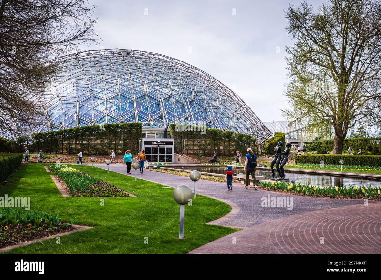St. Louis, MO USA - April 9, 2019: Climatron, world's first geodesic ...
