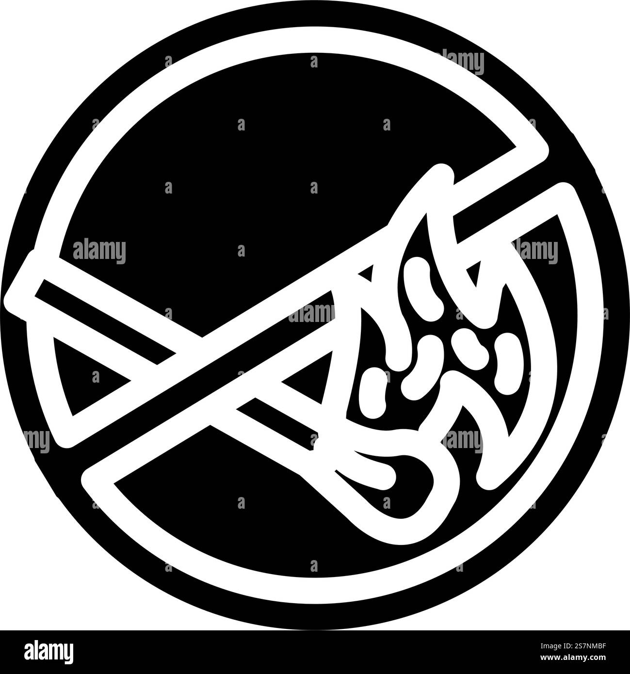 no open fire lighted match emergency glyph icon vector. no open fire ...