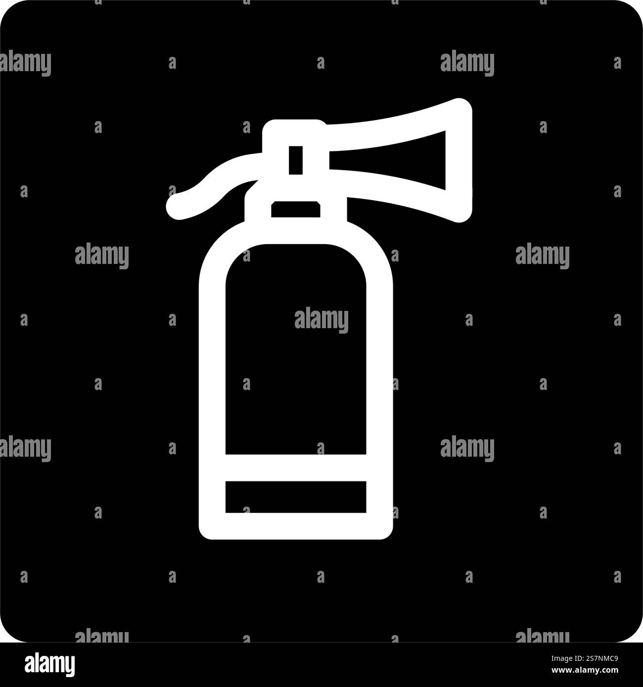 fire extinguisher glyph icon vector. fire extinguisher sign. isolated ...