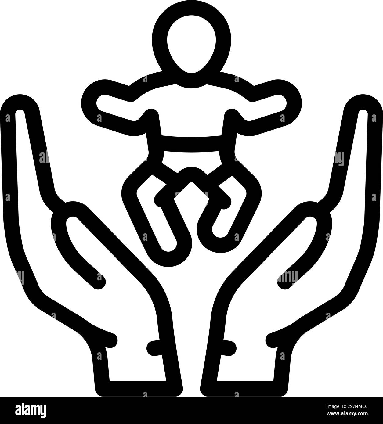 child care center emergency line icon vector. child care center ...