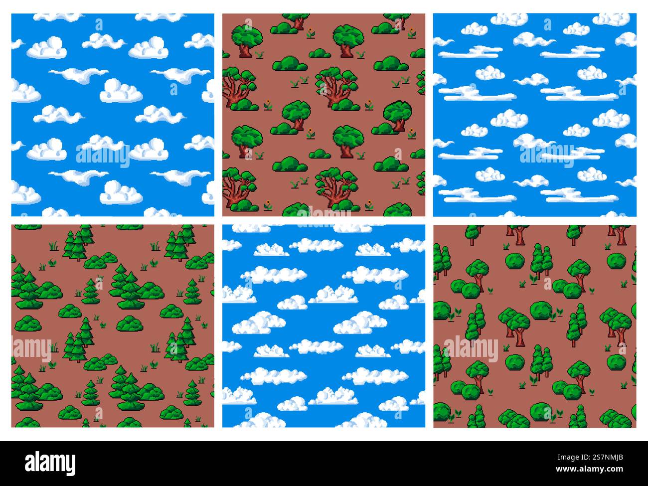 Background decoration with pixel game elements. Decorative background ...