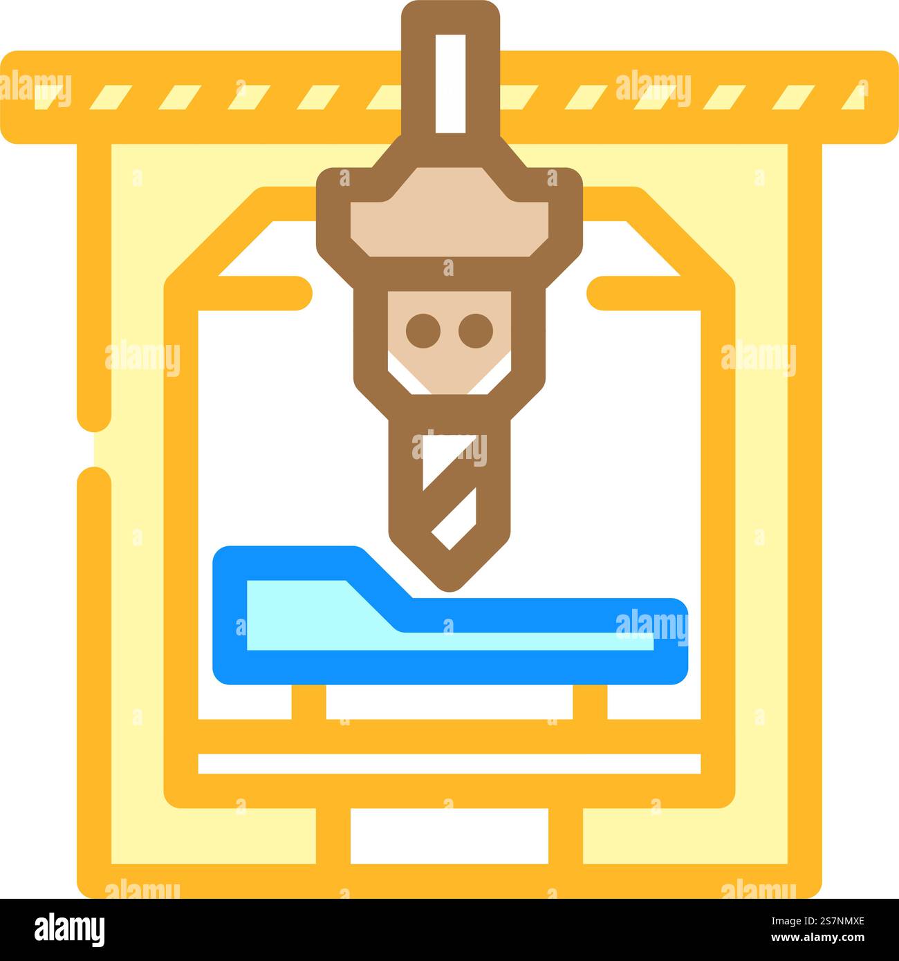 machine tooling mechanical engineer color icon vector. machine tooling ...