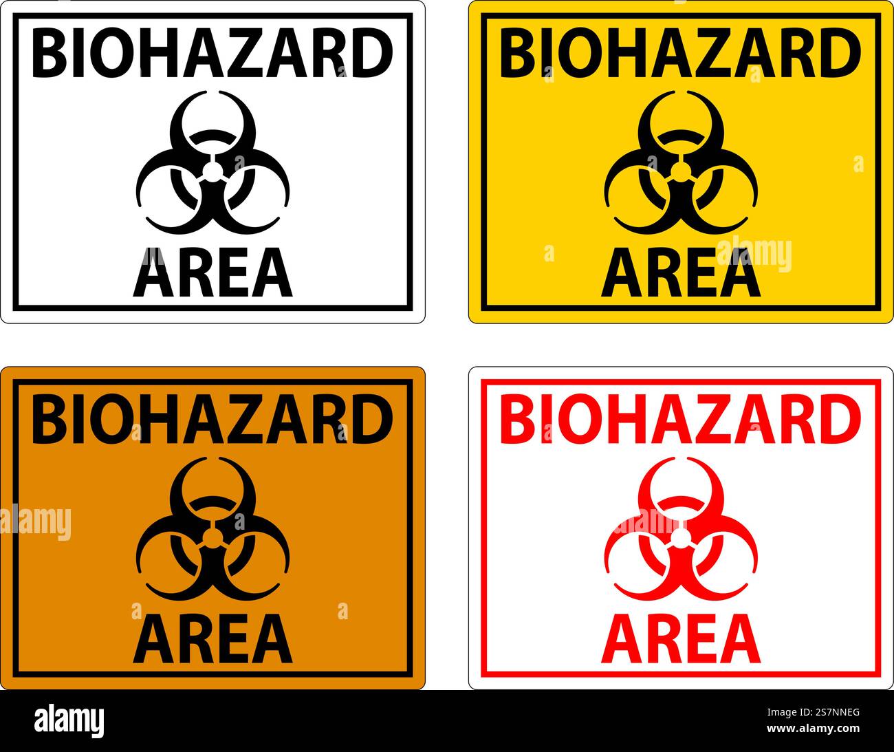 Biohazard Sign, Biohazard Area Stock Vector Image & Art - Alamy