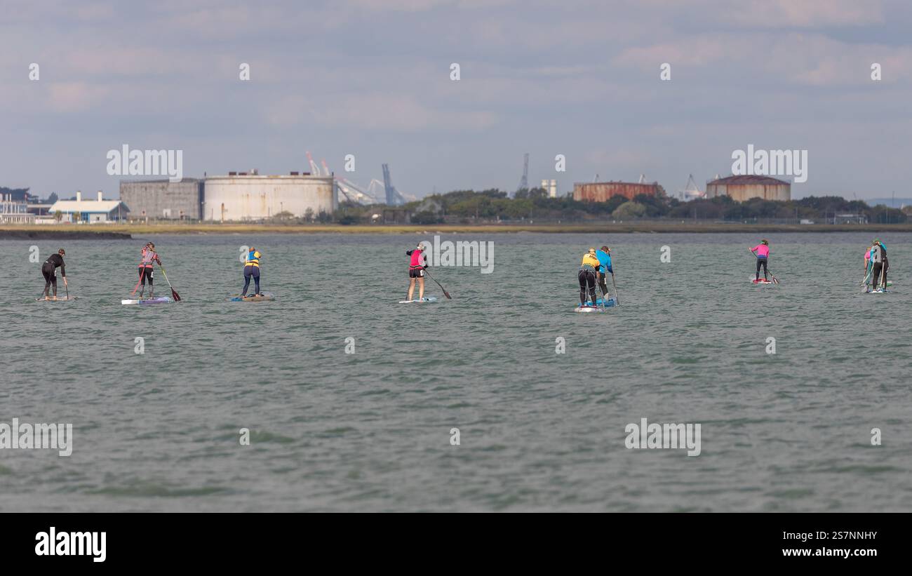 GBSUP National SUP Racing at Calshot, Southampton, 2024. Includes the ...