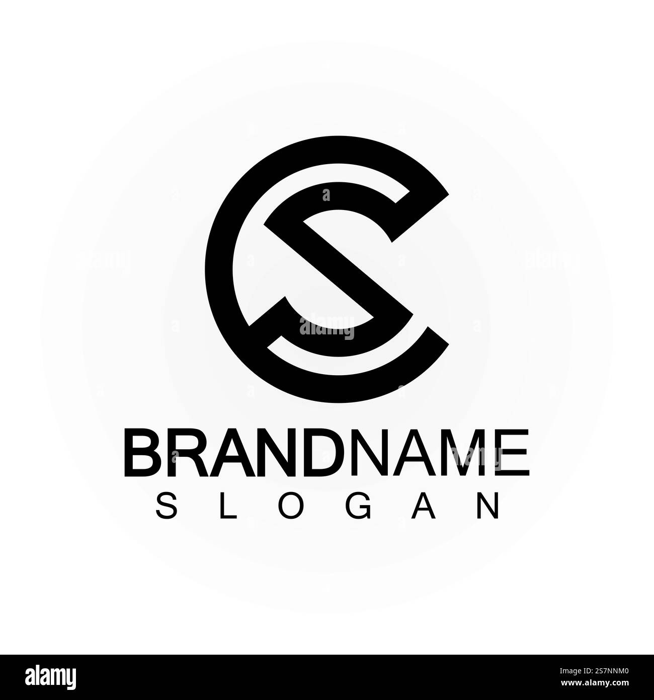 Alphabet letters monogram logo CS,SC,S and C, elegant and Professional ...