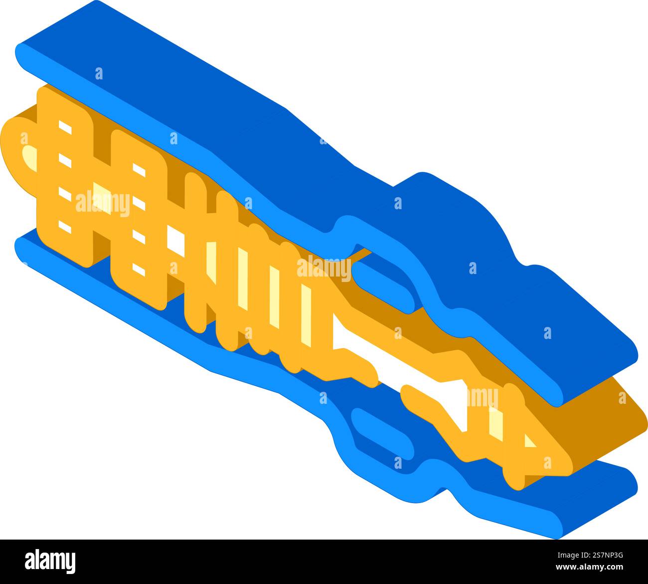 aerospace engineering mechanical engineer isometric icon vector ...