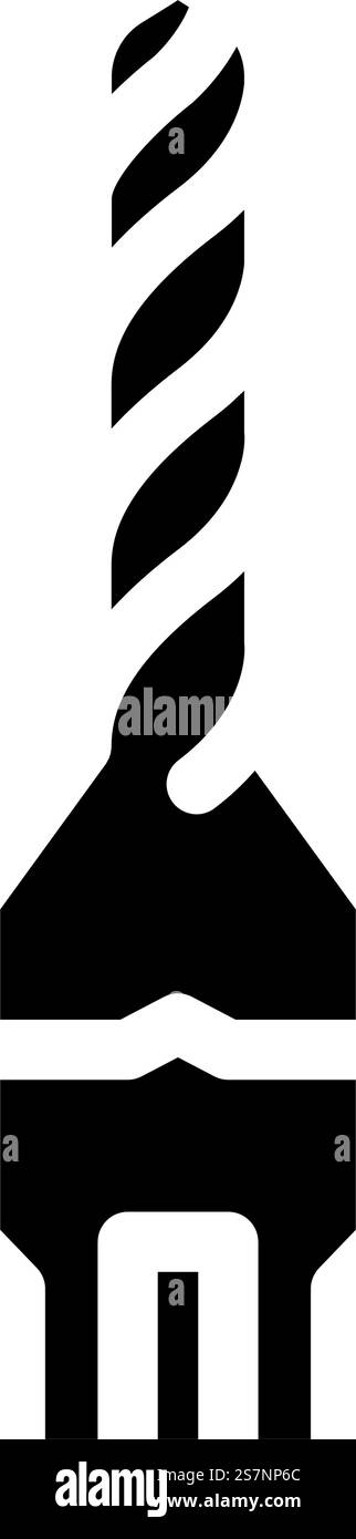 tooling materials mechanical engineer glyph icon vector. tooling ...