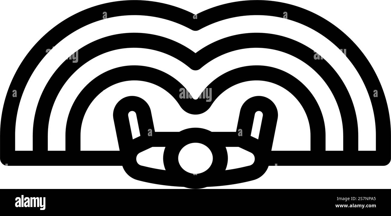 ergonomics principles mechanical engineer line icon vector. ergonomics ...