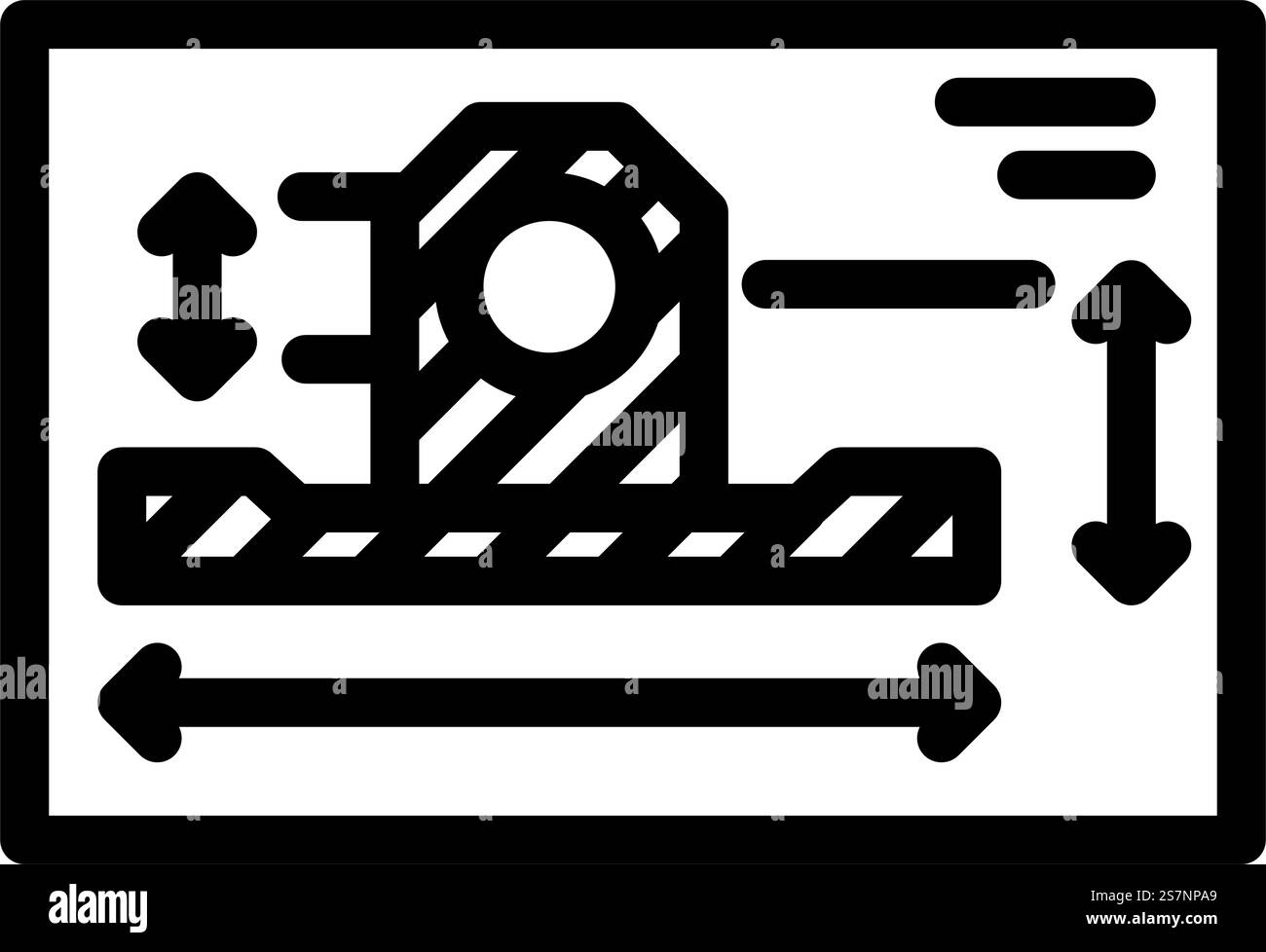 Mechanical line drawing hi-res stock photography and images - Alamy