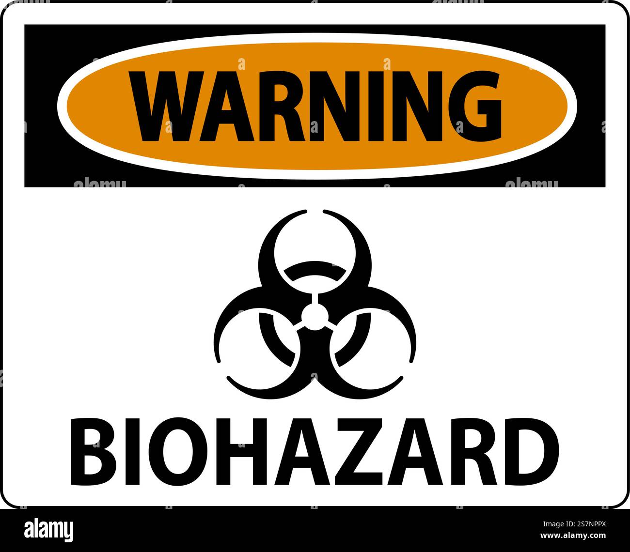 Biohazard Sign, Warning Biohazard Sign Stock Vector Image & Art - Alamy