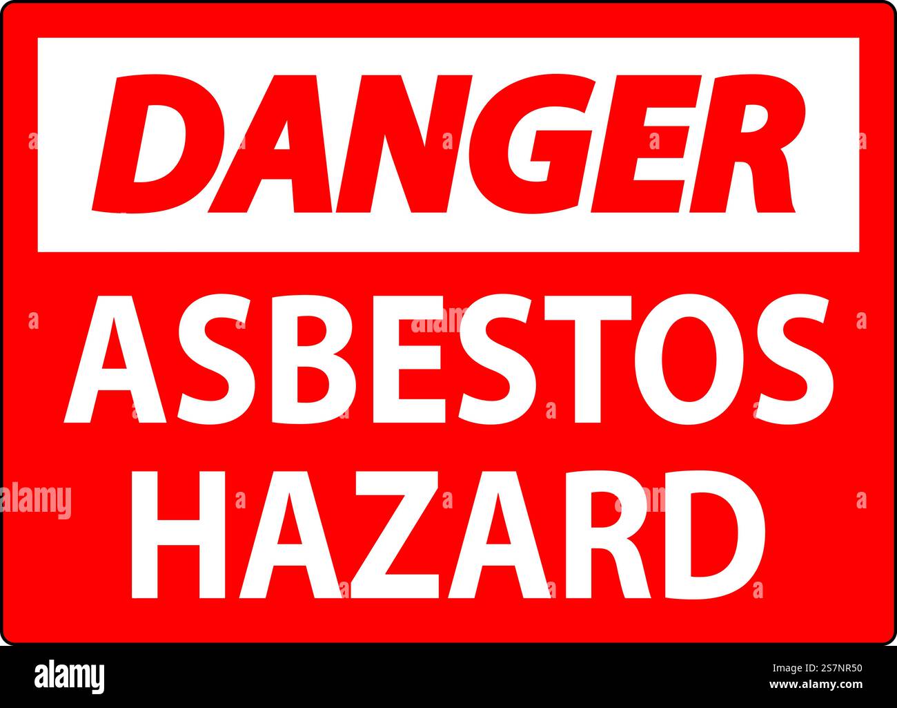 Asbestos Danger Signs Asbestos Hazard Area Authorized Personnel Only ...