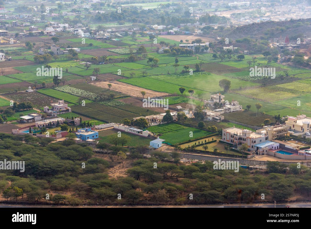 Aerial view of grassland hi-res stock photography and images - Alamy