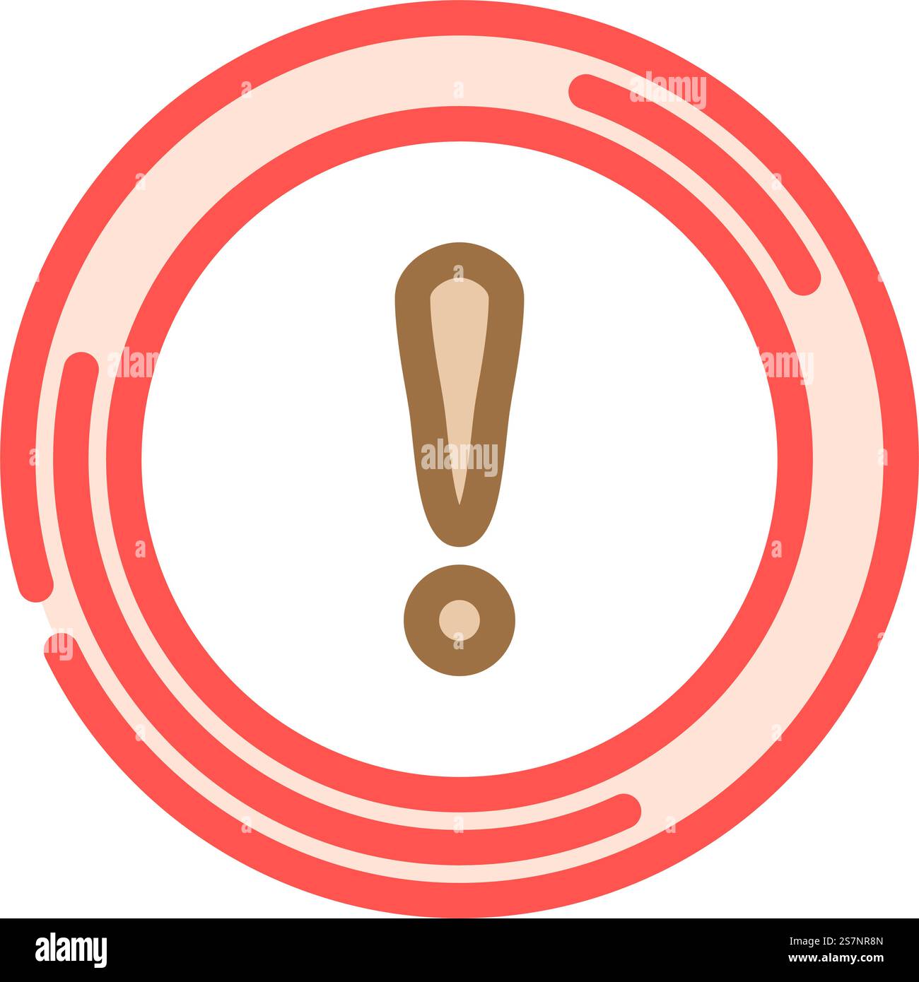 attention icon alert color icon vector. attention icon alert sign ...