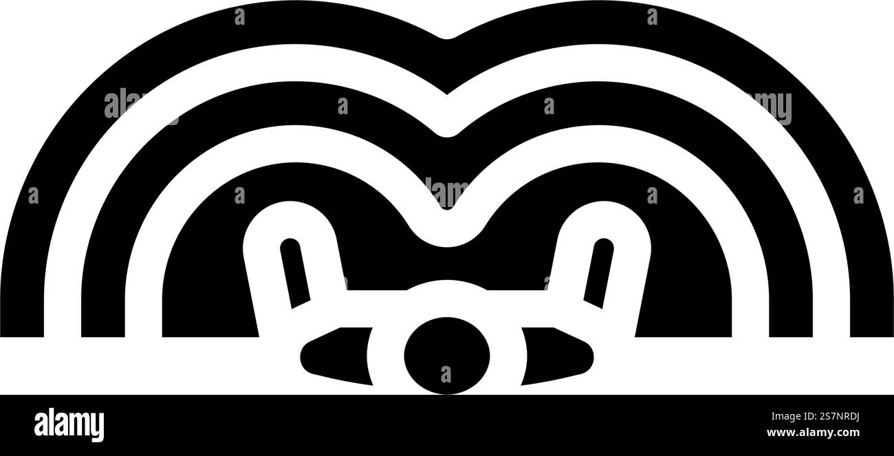 ergonomics principles mechanical engineer glyph icon vector. ergonomics ...