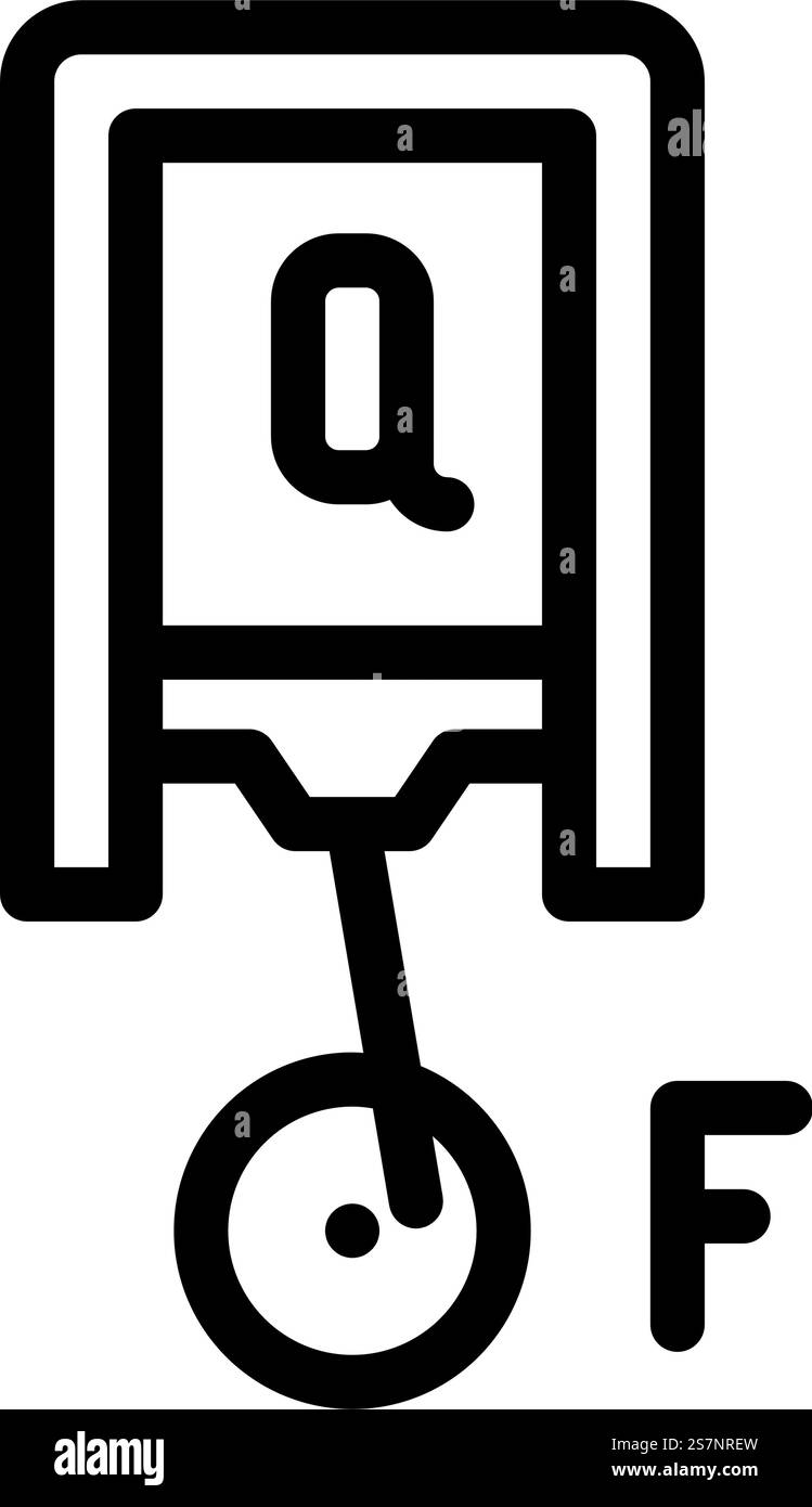thermodynamics principles mechanical engineer line icon vector ...