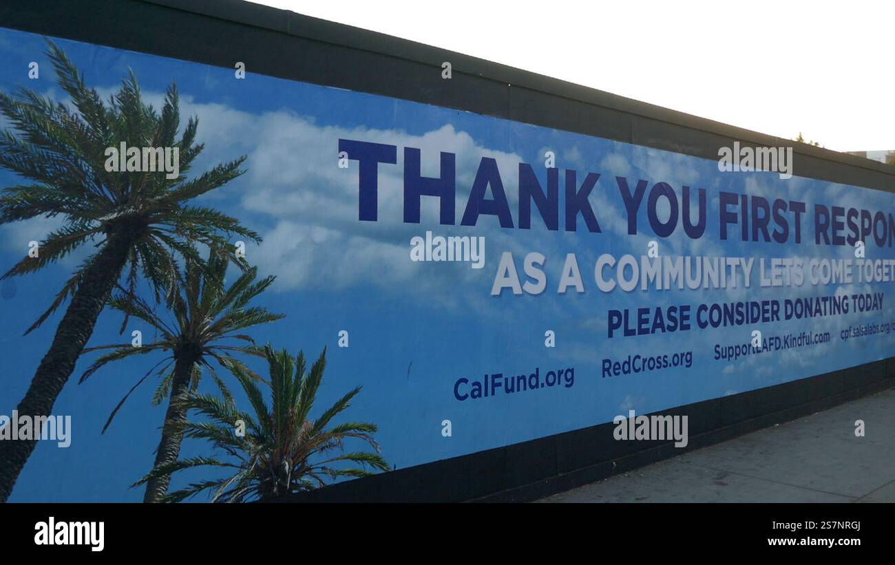 Los Angeles, California USA 18th January 2025 Thank You First ...