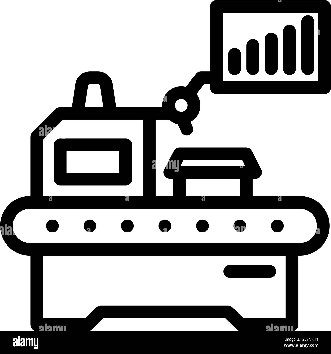 lean manufacturing mechanical engineer line icon vector. lean ...
