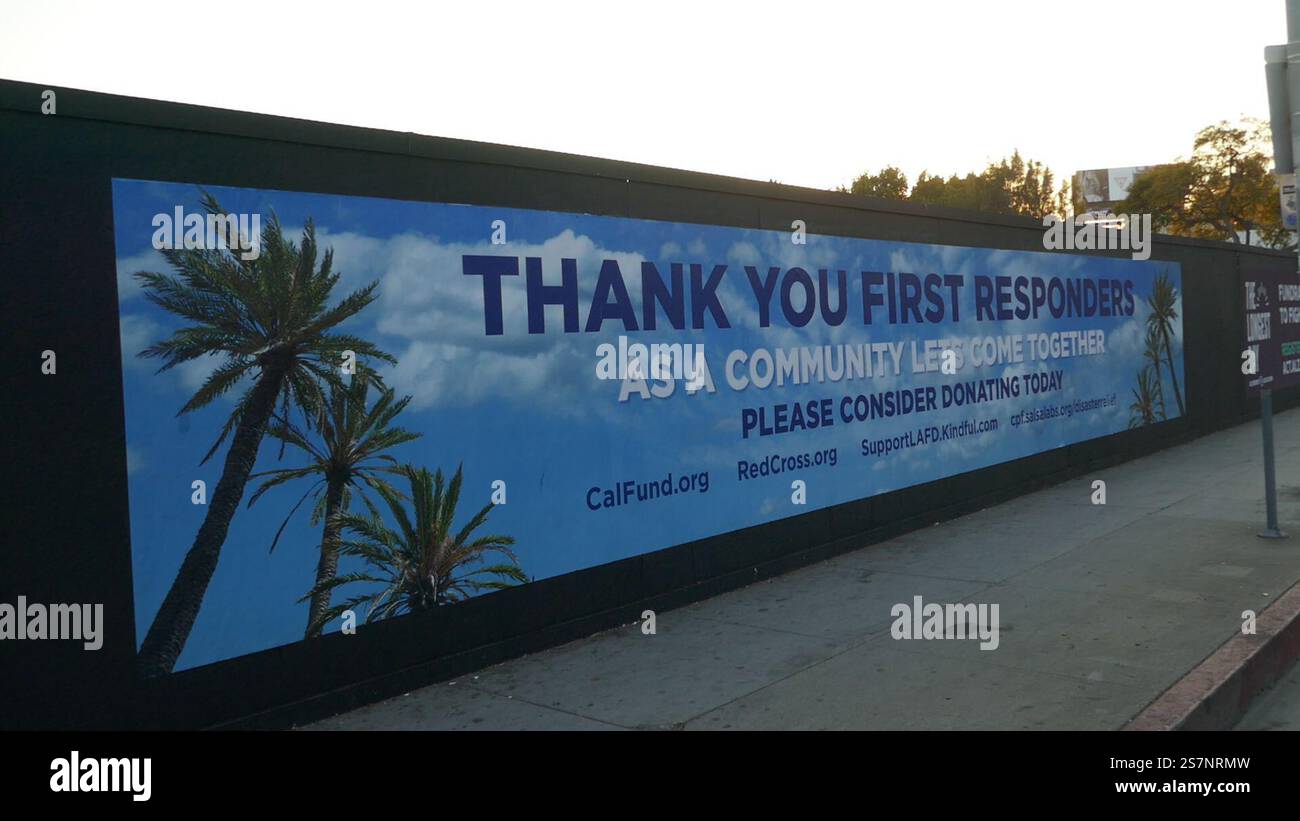 Los Angeles, California USA 18th January 2025 Thank You First ...