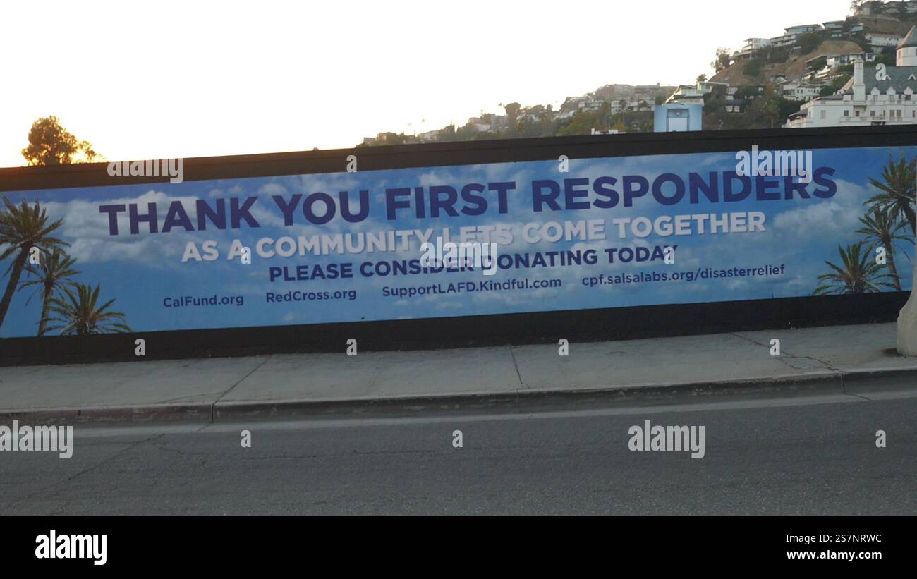 Los Angeles, California USA 18th January 2025 Thank You First ...