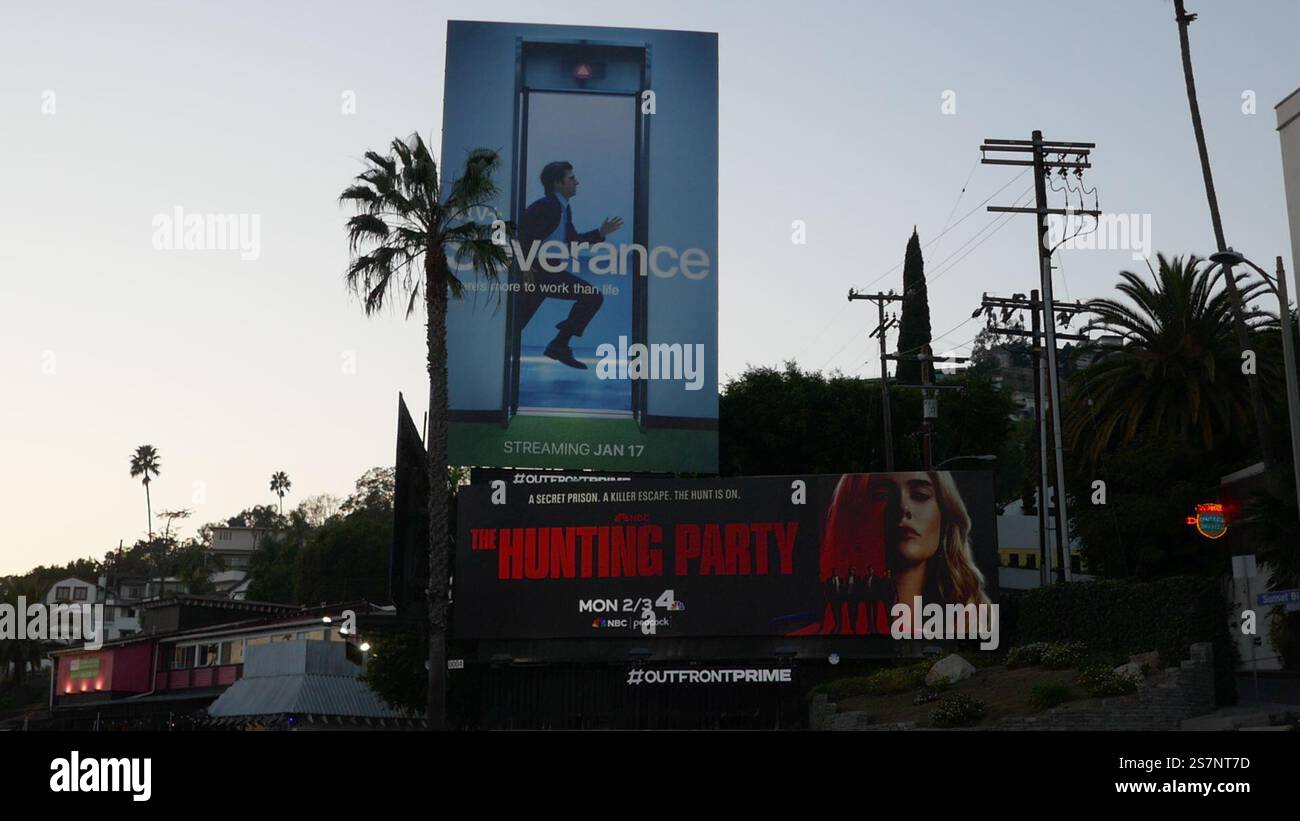 Los Angeles, California, USA 18th January 2025 Severance Billboard and ...