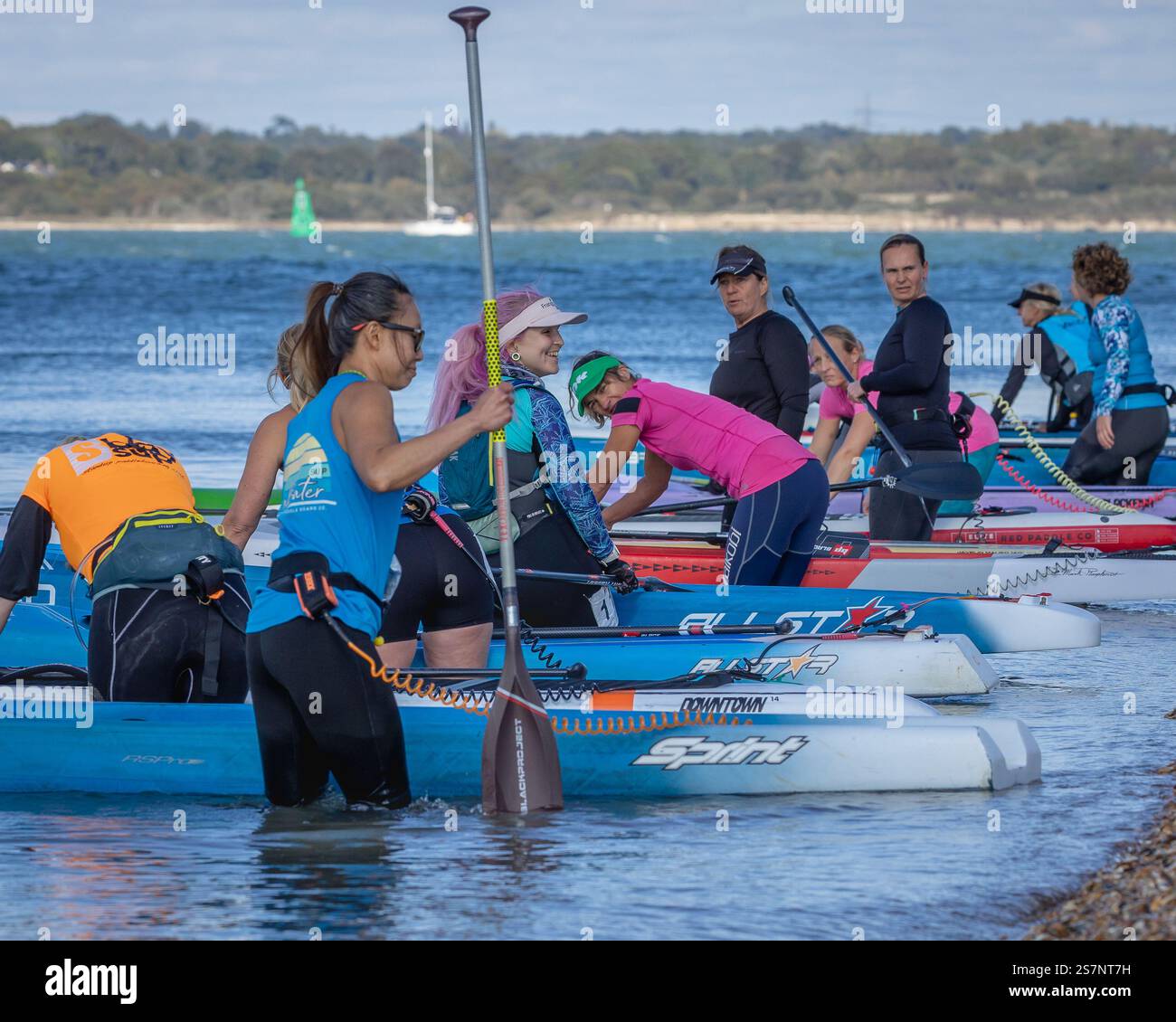 GBSUP National SUP Racing at Calshot, Southampton, 2024. Includes the ...