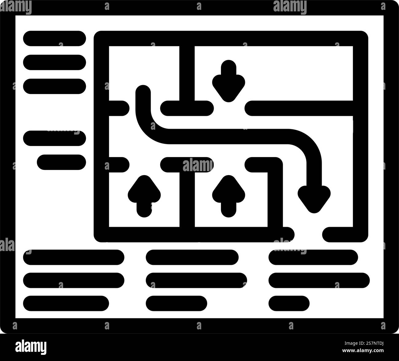 safety plan emergency line icon vector. safety plan emergency sign ...