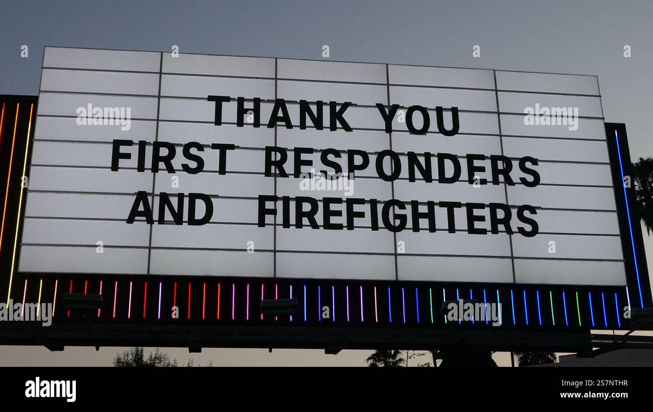 Los Angeles, California USA 18th January 2025 Thank You First ...