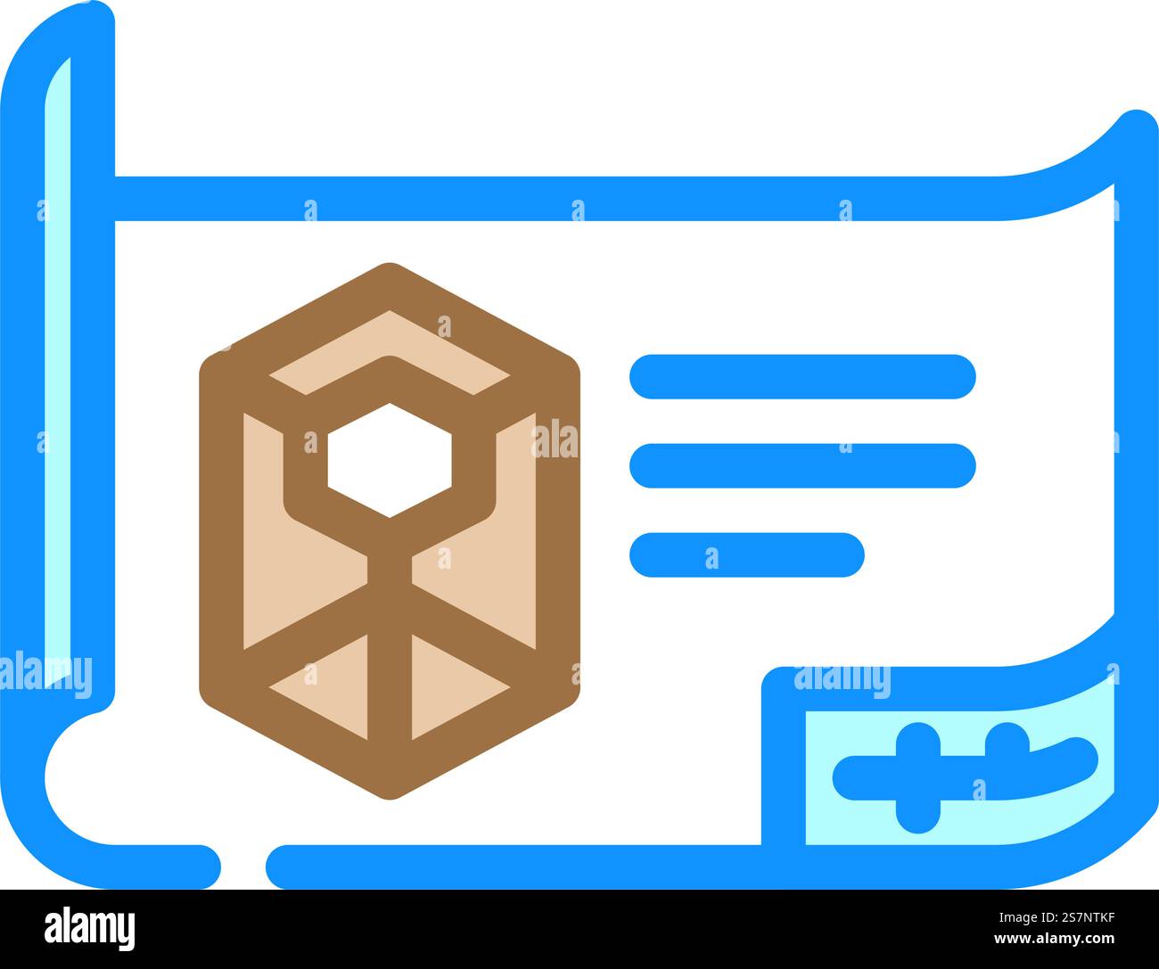 engineering drawing manufacturing engineer color icon vector ...