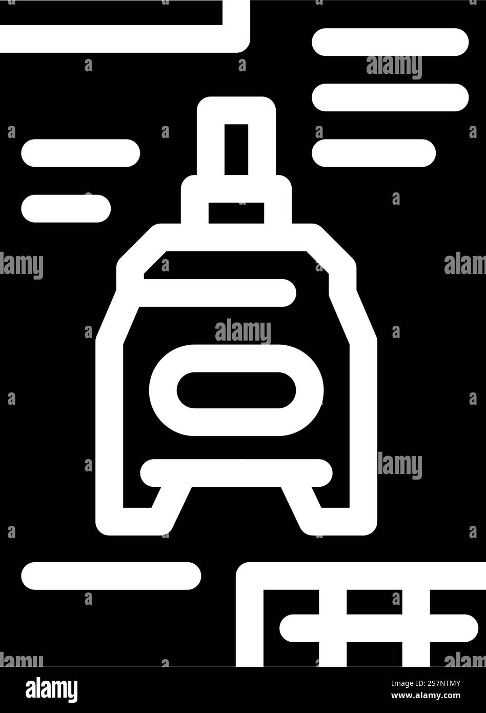 blueprint drafting mechanical engineer glyph icon vector. blueprint ...