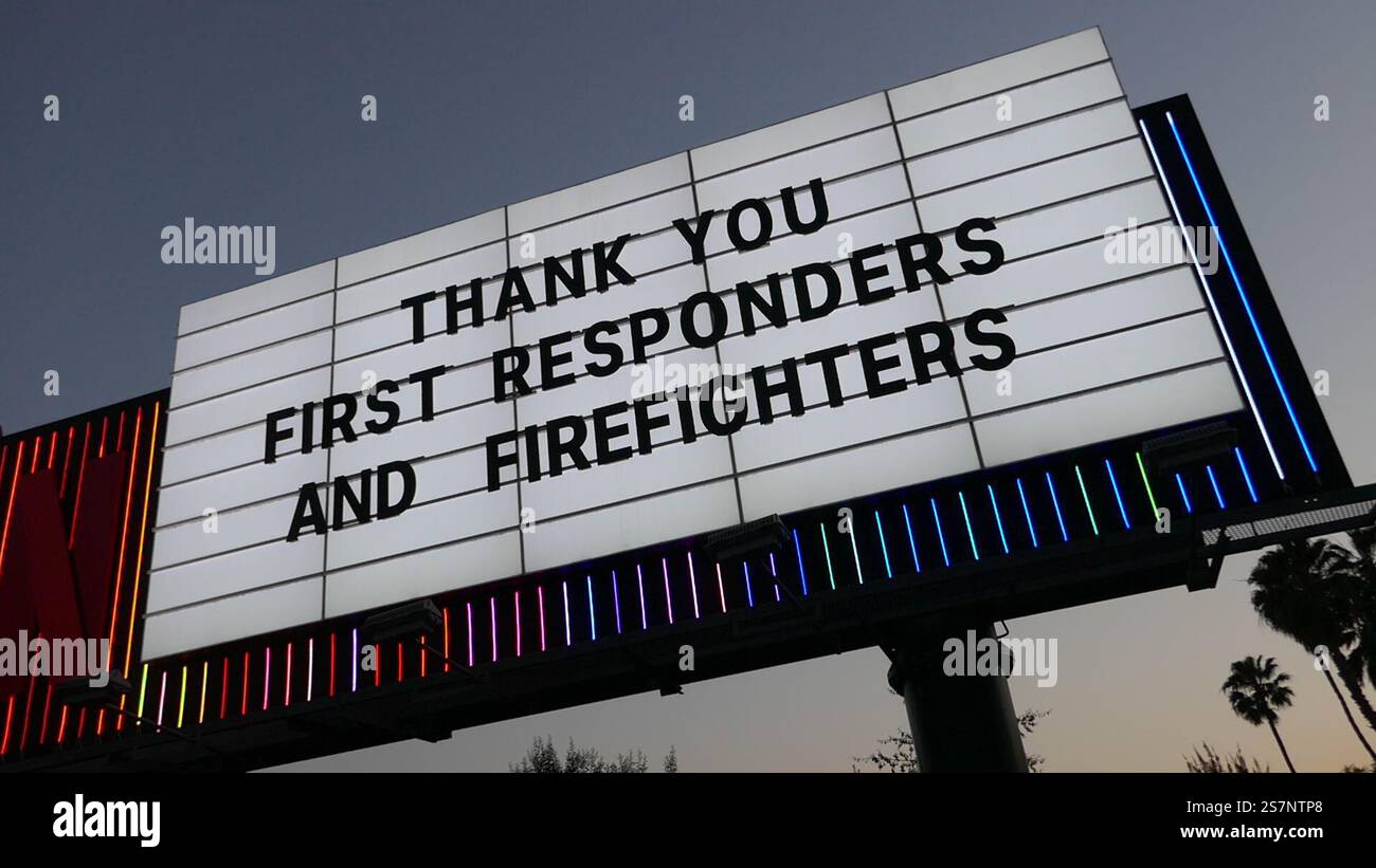 Los Angeles, California USA 18th January 2025 Thank You First ...