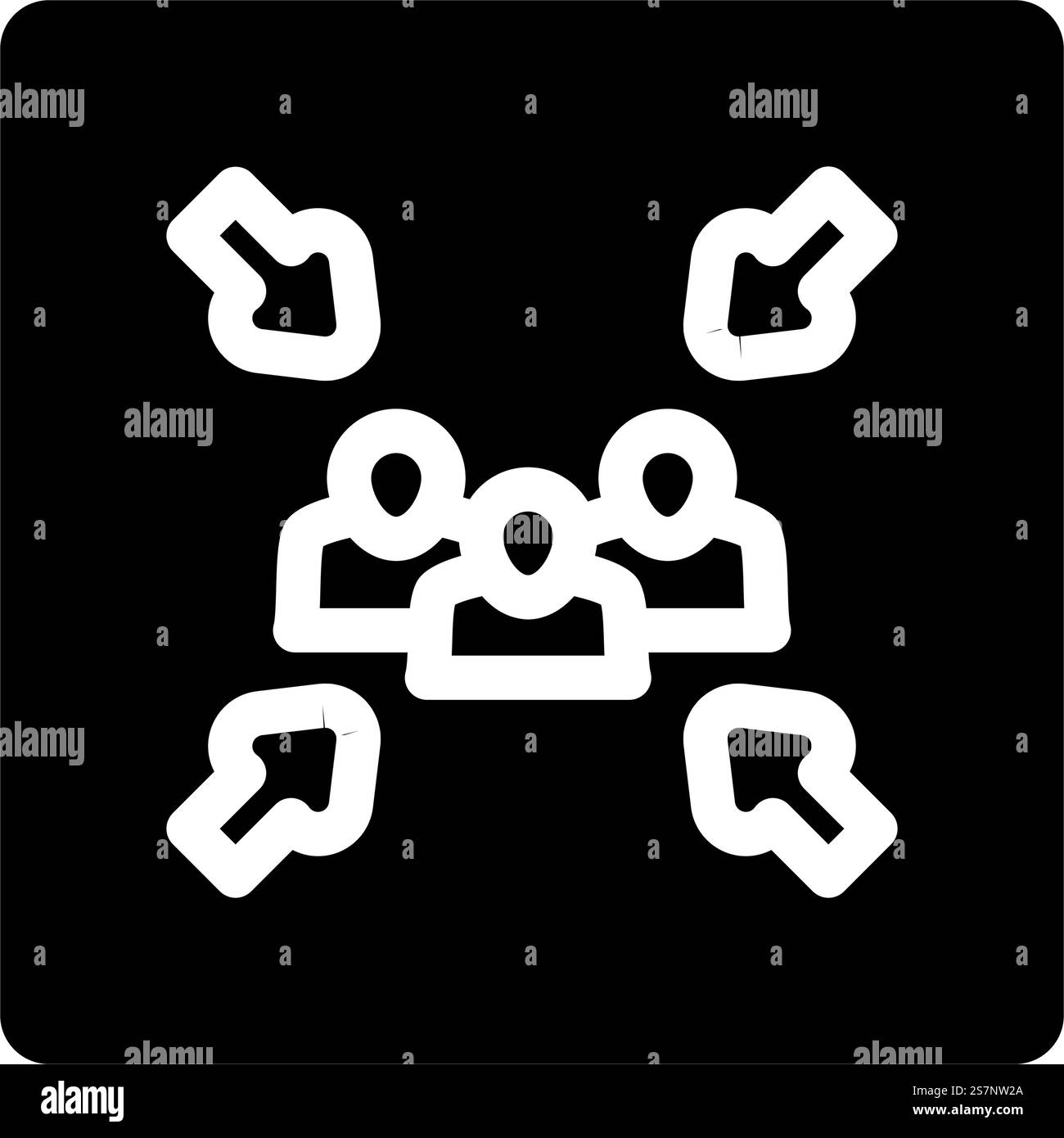 fire assembly point emergency glyph icon vector. fire assembly point ...