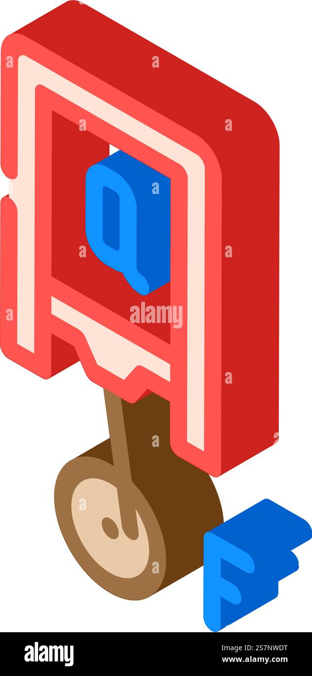 thermodynamics principles mechanical engineer isometric icon vector ...