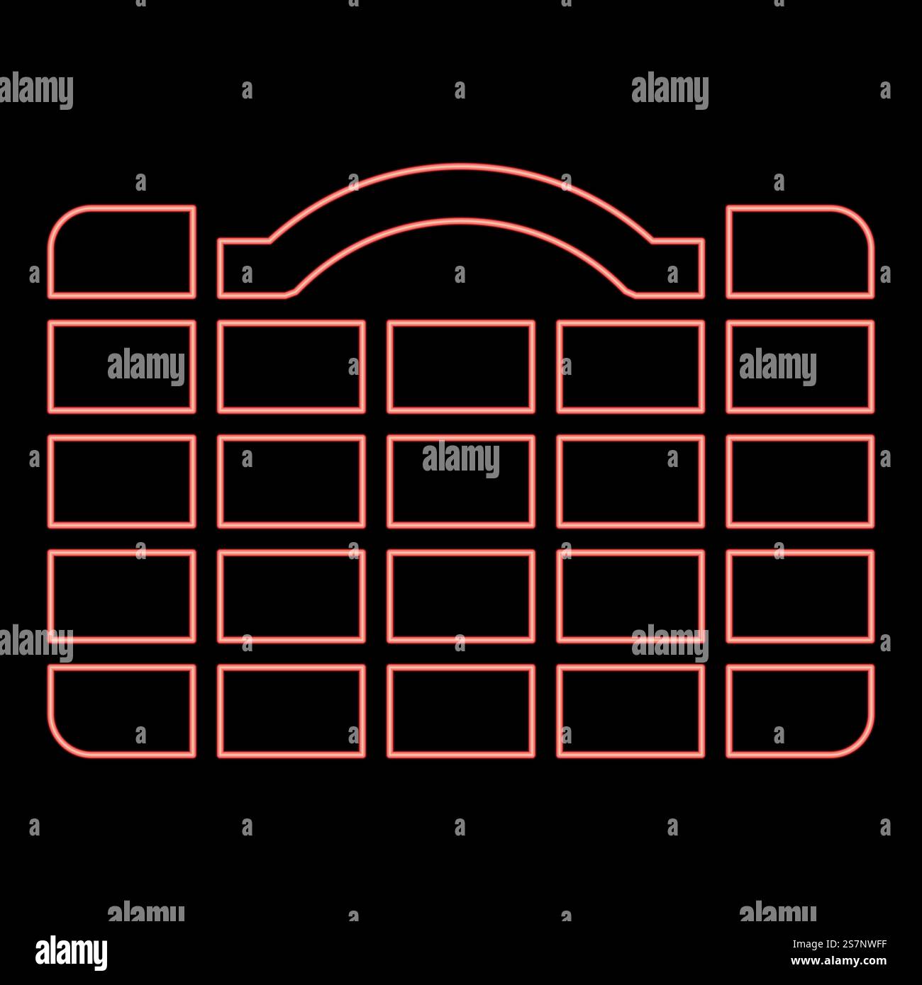 Neon organizer case for tools toolbox instruments toolkit box set ...