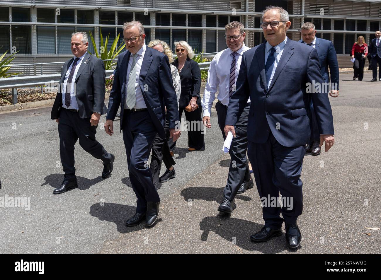 Newcastle, Australia. 20th Jan, 2025. Prime Minister Anthony Albanese ...