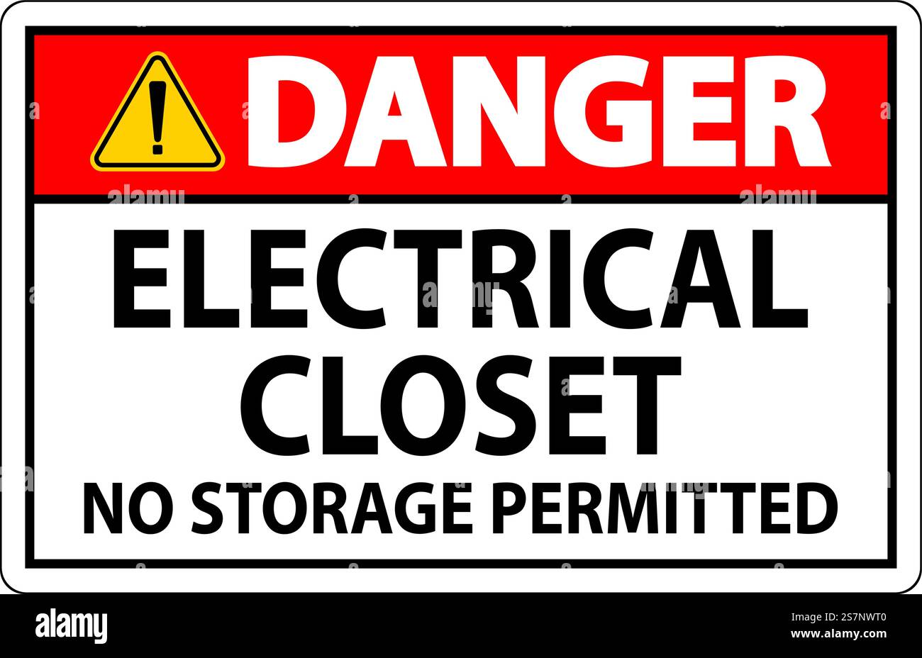 Electrical sign building site Stock Vector Images - Alamy
