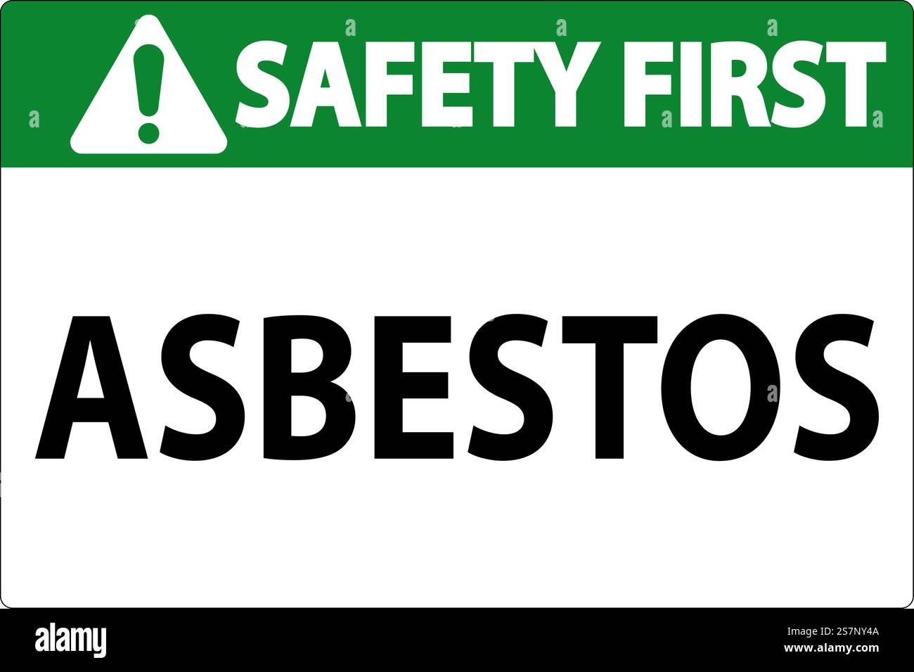 Asbestos Safety First Signs Asbestos Hazard Area Authorized Personnel ...